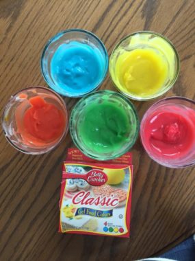 Homemade Finger Paint Tutorial - A Chick And Her Garden