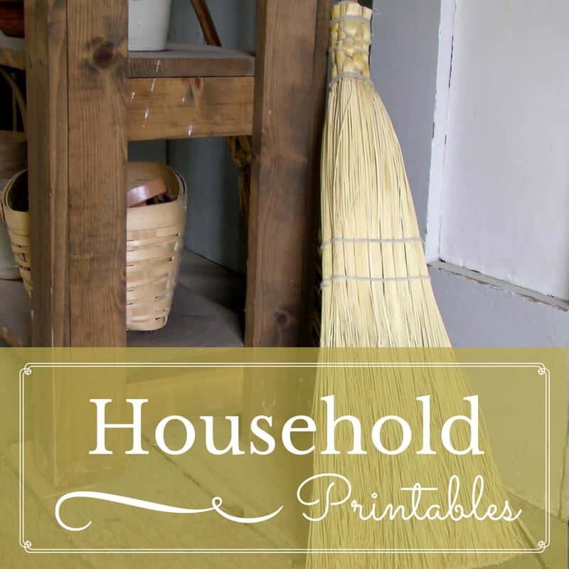 Homestead Management Printables - A Chick And Her Garden