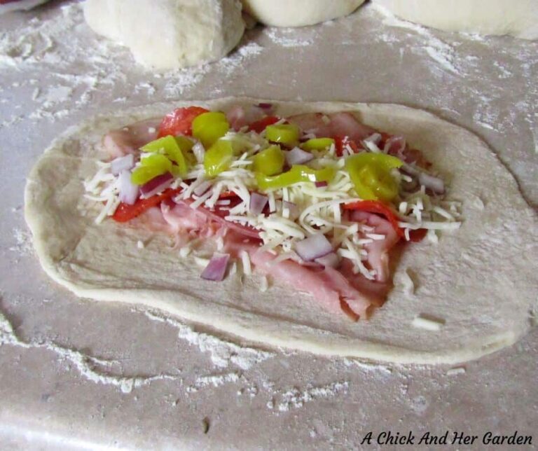 Italian Stromboli ~ From Dough To Dinner - A Chick And Her Garden