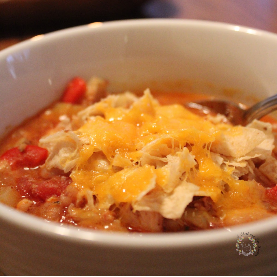 Chicken Chorizo Tortilla Stoup - A Chick And Her Garden